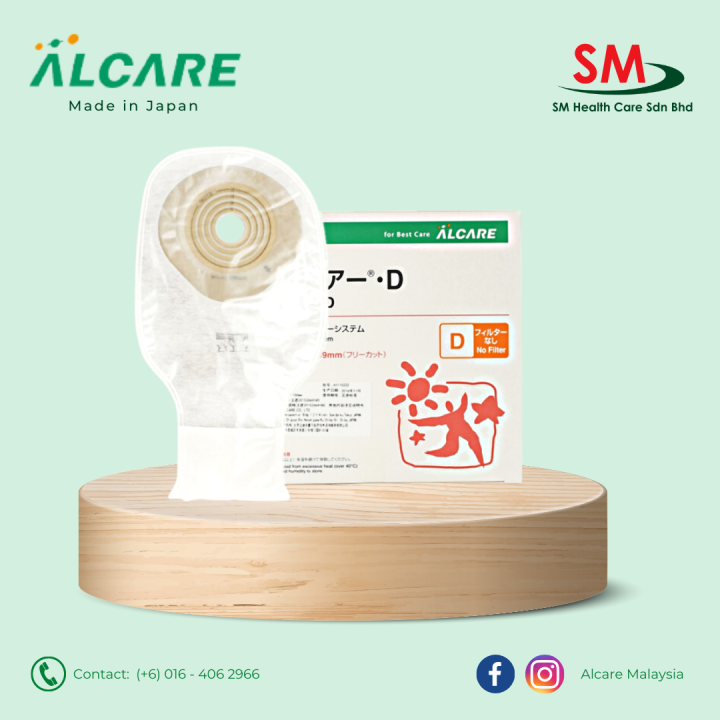 ALCARE Youcare D (30 Pieces) Stoma Colostomy/ Ileostomy Bag | Lazada