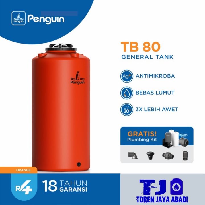 Tandon / Toren / Tangki air Penguin - TB 80 - 800 Liter Orange | Lazada ...