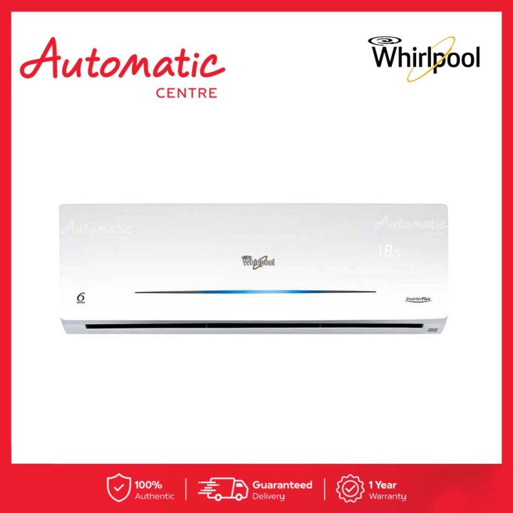 Whirlpool SIA-120B IN/CO 1.5HP Split Type Air Conditioner Inverter with ...
