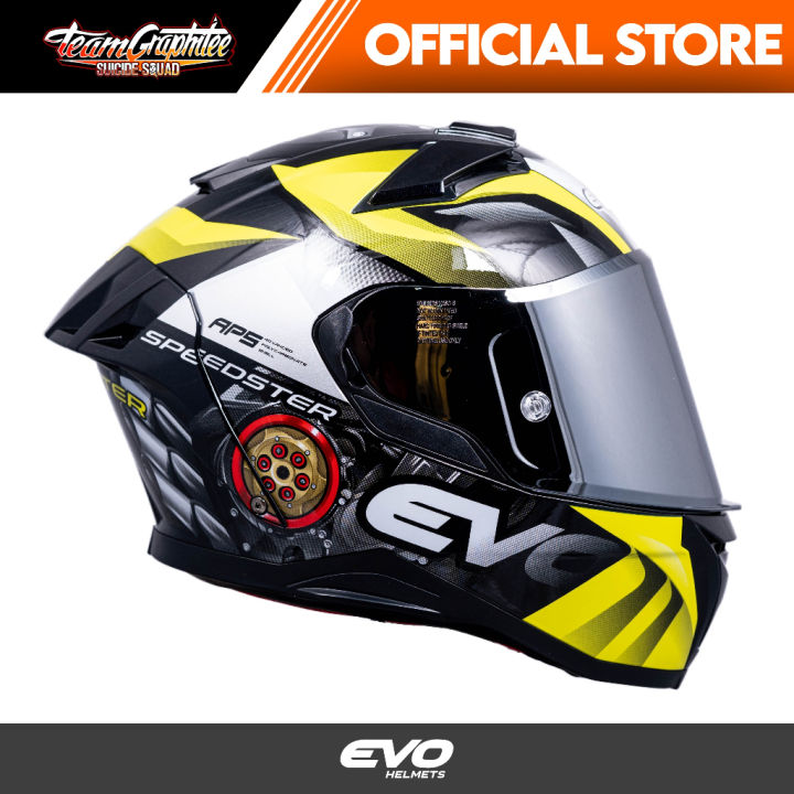 EVO HELMET XT300 SPEEDSTER (DUAL VISOR) w free clear lens | Lazada PH