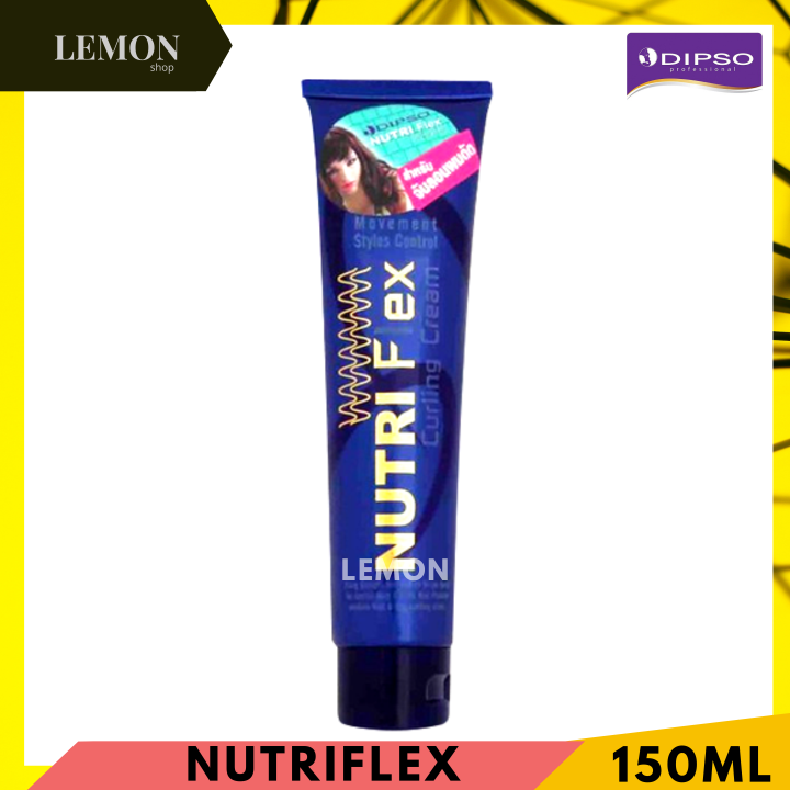 Dipso Nutri flex Curling Cream Setting 150ml ดิ๊พโซ่ นูทริเฟล็กซ์ เคิร์ลลิ่ง ครีม ครีมจับลอน ผม ...