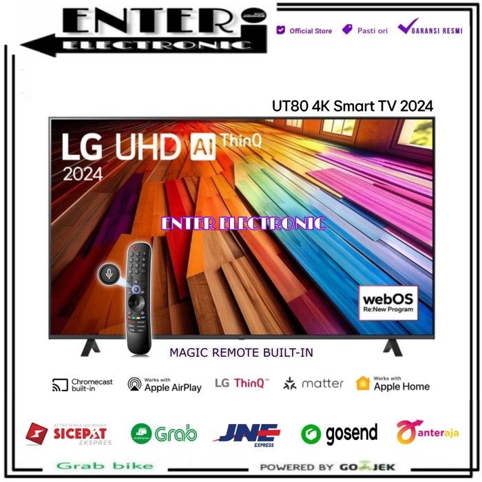 LG 43UR8050PSB - LED SMART TV LED 43 INCH UHD 4K MAGIC REMOTE 43UR8050 ...