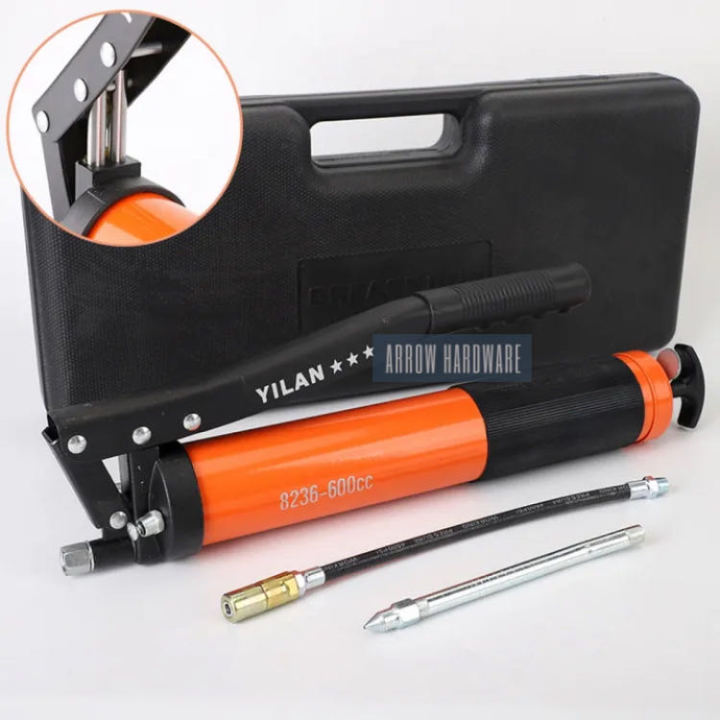 Heavy Duty Hand Grease Gun Oil Pump 600CC/900CC Hand Grease Lubrication ...