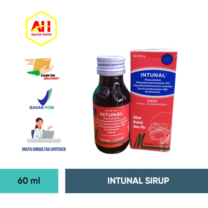 INTUNAL IN TUNAL SIRUP 60ML OBAT DEMAM PUSING BATUK KERING FLU PILEK ... INTUNAL IN TUNAL SIRUP 60ML OBAT DEMAM PUSING BATUK KERING FLU PILEK ...