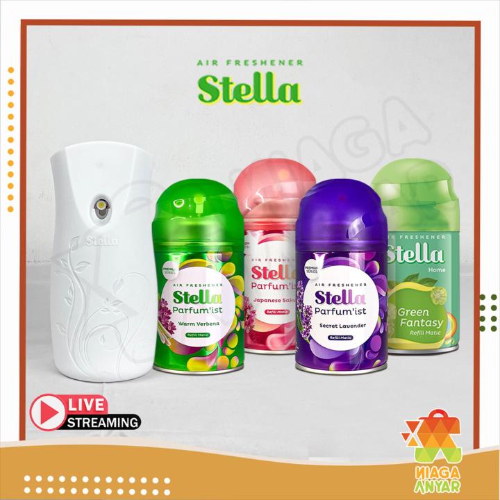 NA Stella Alat dan Refill Home Matic Air Freshner 225 ml / Parfume ...
