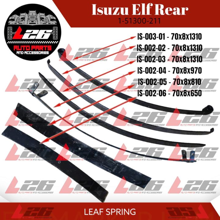 UP-LUC Leaf Spring Molye for Isuzu Elf Rear sizes available | Lazada PH
