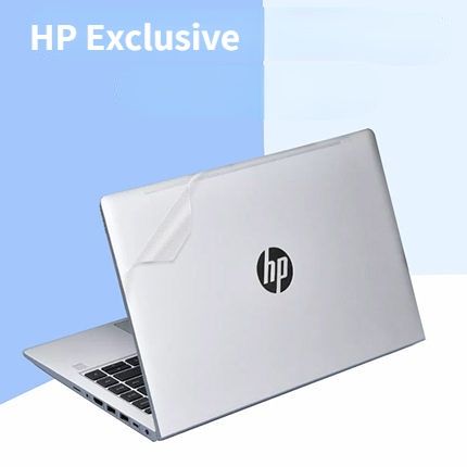 Sticker Laptop HP Matte Transparent clear Sides Skin 14'' 15.6'' 13 ...