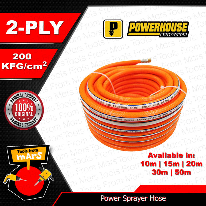 POWERHOUSE 2-Ply Power Sprayer Hose 10m •TOOLS FROM MARS• | Lazada PH