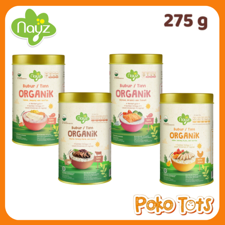 Nayz Bubur Tim Organik 275gr Bubur Bayi Homemade Bubur Sehat Organik ...