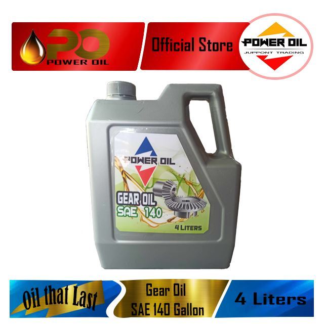 Power Oil Gear Oil SAE 140 Gallon (4 Liters) | Lazada PH