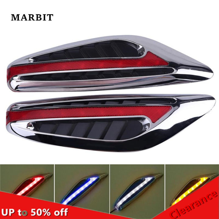 Pair(2pieces) Universal Blade Steering Light Fender Side Marker Light ...