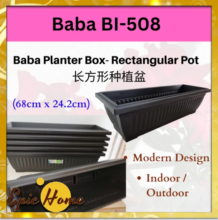 Baba BI-508 Planter Box Gardening Indoor Outdoor Plant Gardening ...