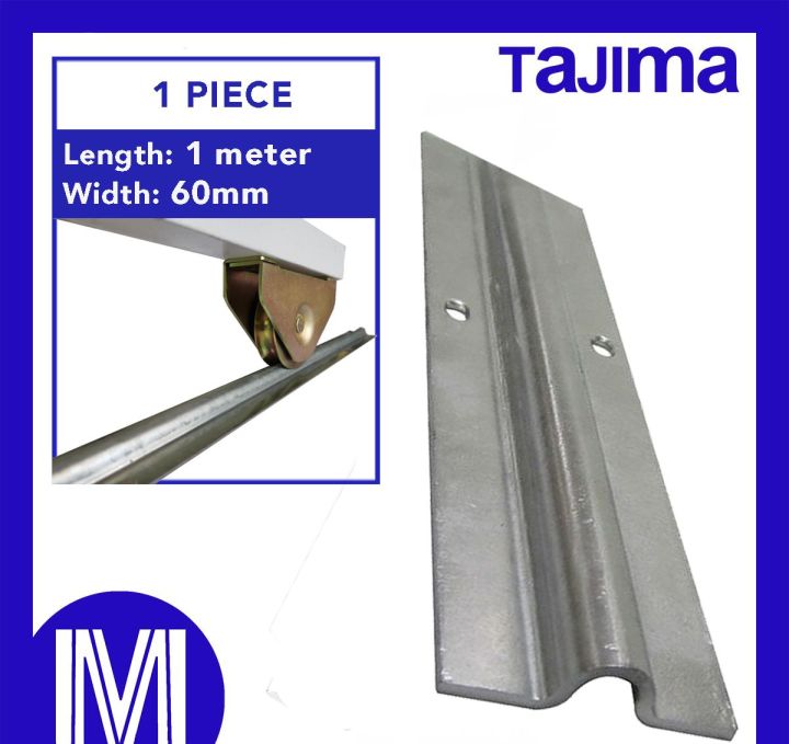 Sliding Gate U Groove Track 1 Meter Rail for 80mm Roller Sliding Track ...