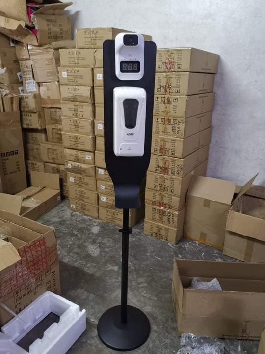 (HEAVY DUTY STAND) K3 Plus Infrared Thermal Scanner with Alcohol ...