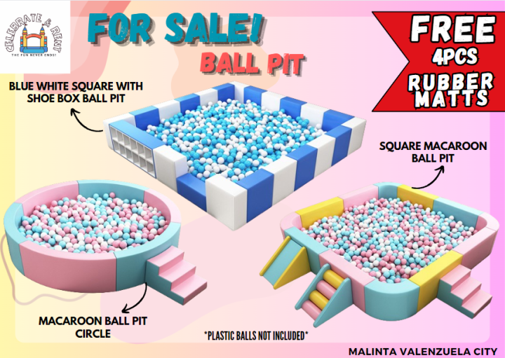 Soft Ball pit Soft play playground for kids Toddlers with balls Outdoor ...