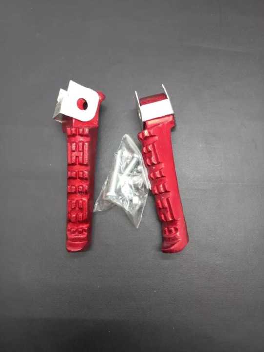FOOTSTEP SAMPING WARNA MERAH,BISA UNTUK SEMUA JENIS MOTOR HONDA,YAMAHA ...