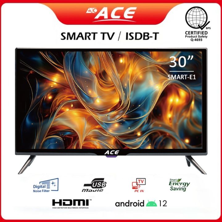 ACE 30" Smart-E1 ISDB TV Model: LED-707 | Lazada PH