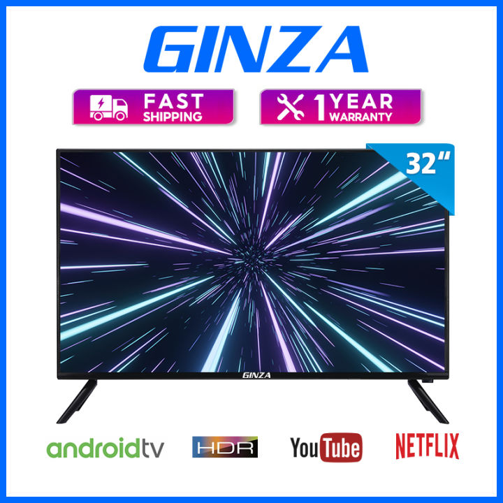 GINZA 32 INCH SMART TV & LED TV 32 INCH Flat Screen TV On Sale | Lazada PH