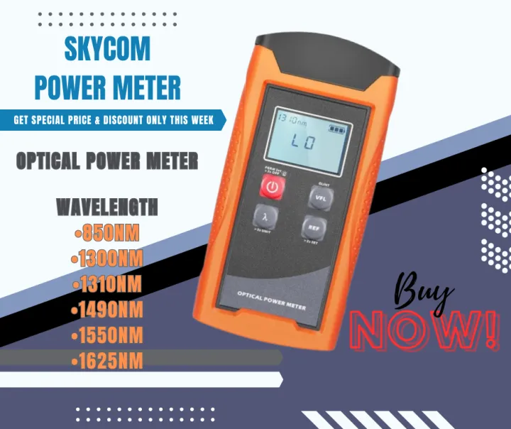 Skycom Fiber Optic Power Meter T- OP300T-SC | Lazada PH