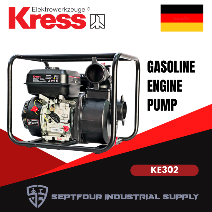 KRESS 2"x2" 5.5Hp Gasoline Engine Pump/Waterpump KE302 | GERMAN BRAND ...