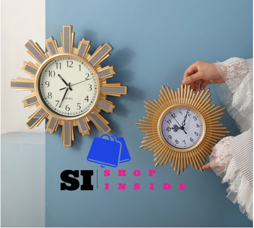 26x26cm/10inches Clock Modern Style Home Simple Modern Creative Fashion ...