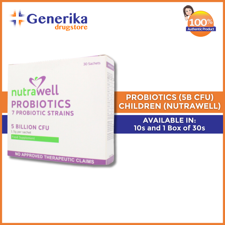 NUTRAWELL PROBIOTICS SACHET 5 BILLION CFU - 1.5G CHILDREN | Lazada PH
