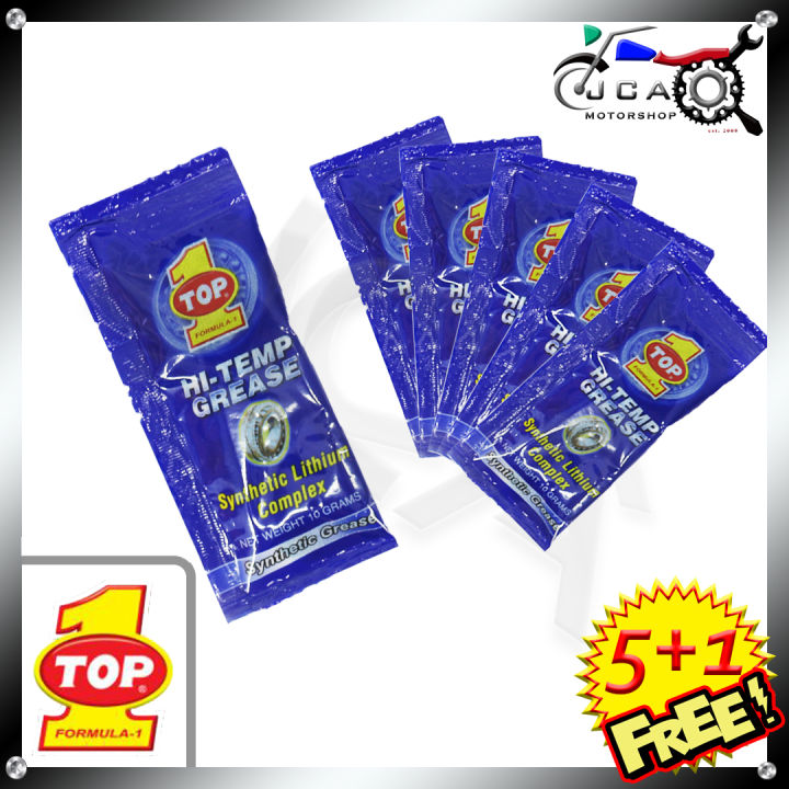 ORIGINAL TOP 1 SYNTHETIC GREASE 10g (6pcs) | Lazada PH