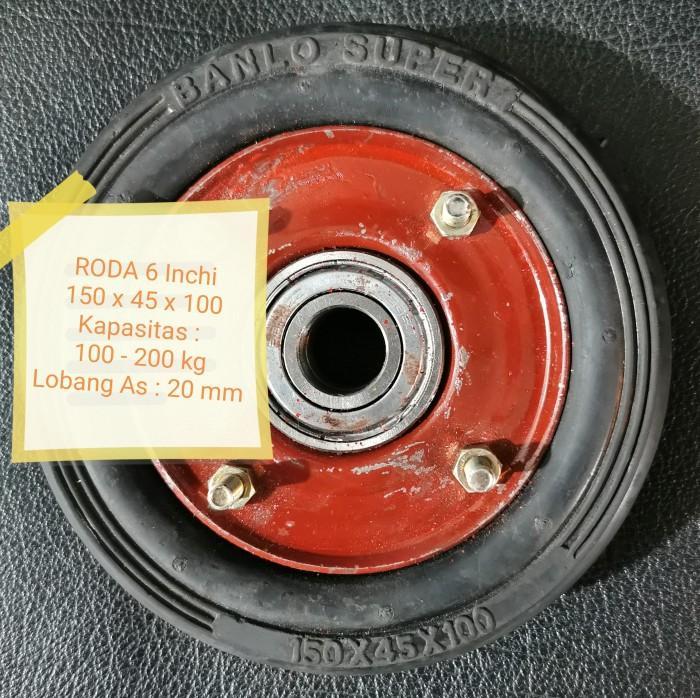 BAN RODA LORI/ RODA TROLI / BAN RODA MATI / BAN DAMKAR UK. 6 INCHI ...