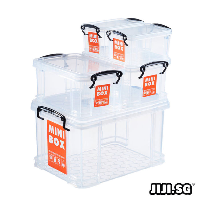 (JIJI.SG) BAYLEE MINI Stackable Storage Box / Container / Organizers ...