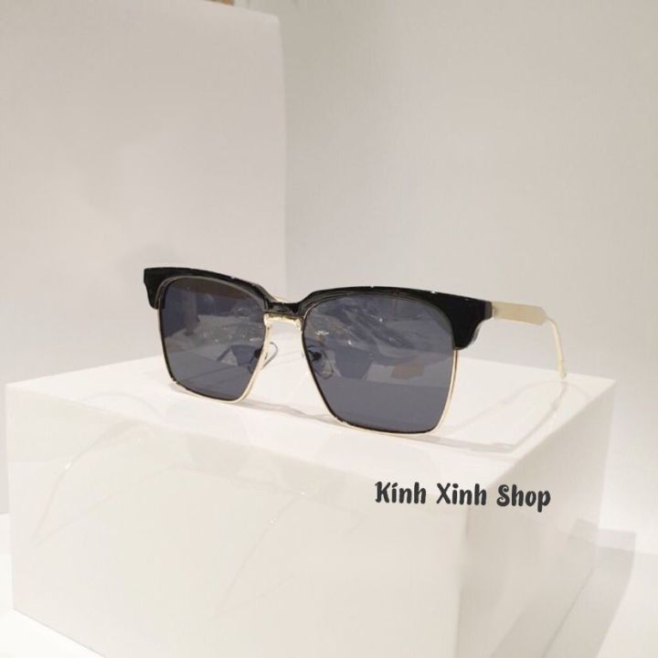 Kính râm, Kính xinh thời trang Mắt vuông unisex cho Nam và Nữ (ĐEN ...