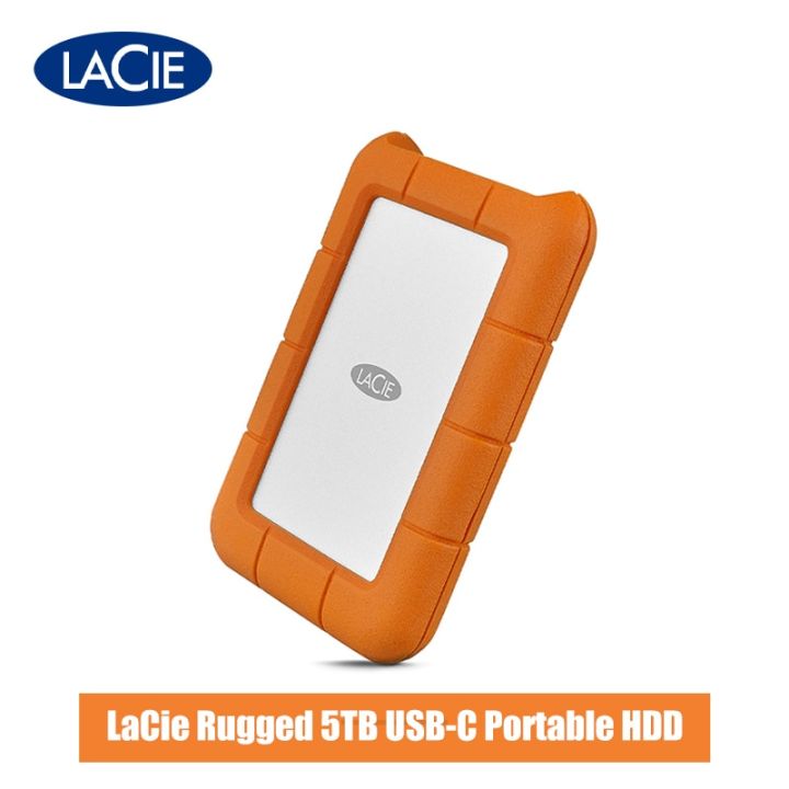 Seagate LaCie Rugged USB-C 5TB External Hard Drive Portable HDD for Mac ...