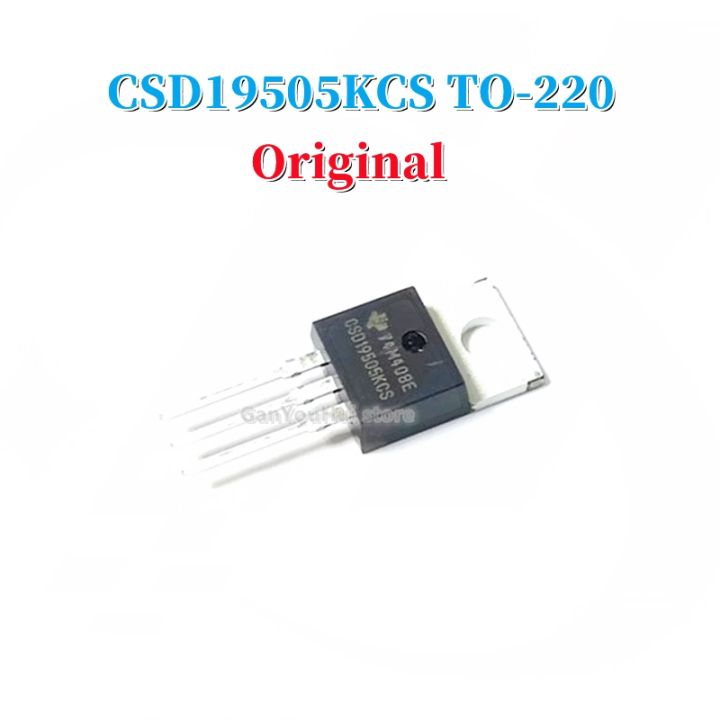5ชิ้นต้นฉบับ CSD19505KCS ถึง220 CSD19505 TO220ทรานซิสเตอร์ใหม่แบบ ...