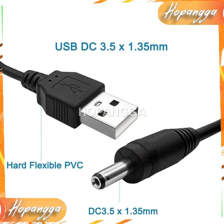 Kabel USB to DC 3.5mm Router Tablet Tvbox Charger Power Supply | Lazada ...