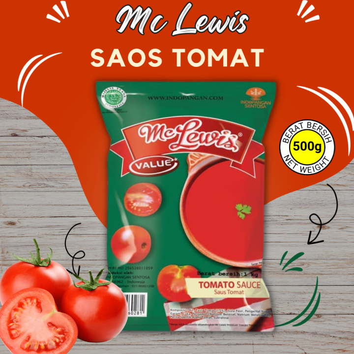 SAUS TOMAT Mc LEWIS 500g - Mc Lewis Tomato Sauce Value - 500 g - Saos ... SAUS TOMAT Mc LEWIS 500g - Mc Lewis Tomato Sauce Value - 500 g - Saos ...