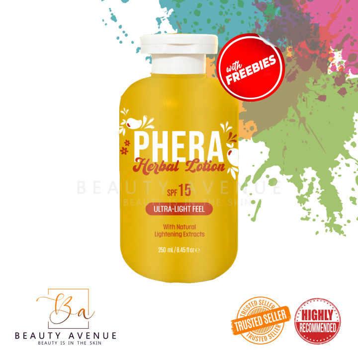 PHERA HERBAL LOTION (WITH FREEBIES) | Lazada PH