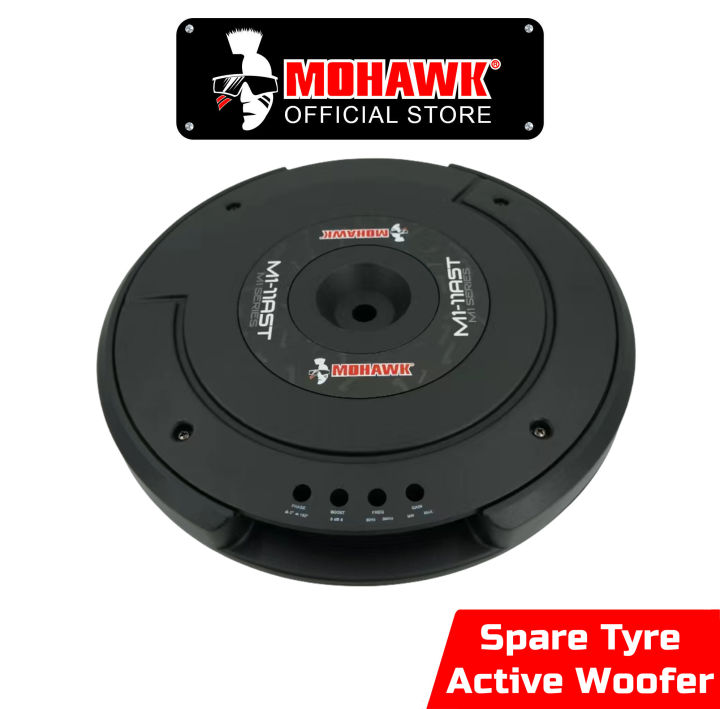 MOHAWK Car Audio M1-11AST M1-SERIES 11 inch Spare Tyre Active Subwoofer ...