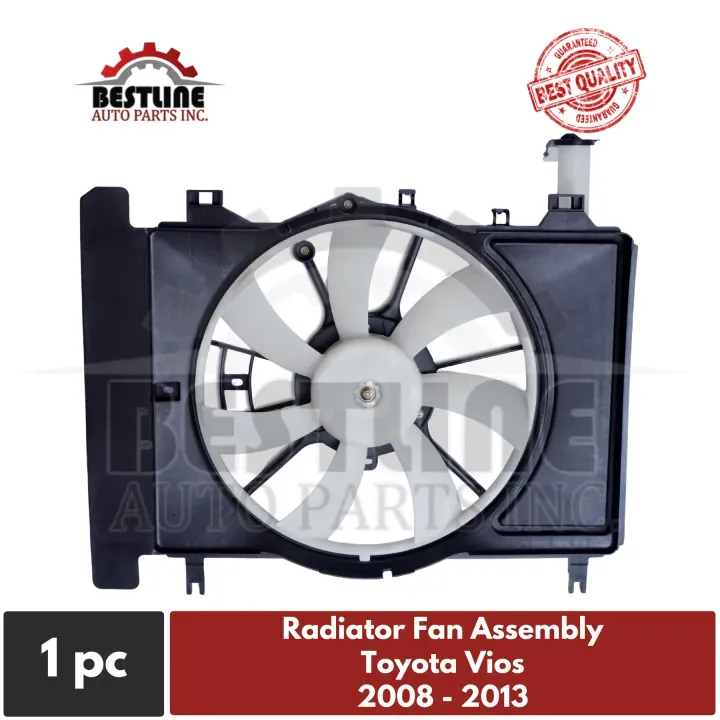 Toyota Vios Radiator Fan Motor Assembly Shroud/2008-2017/2nd 3rd Gen ...