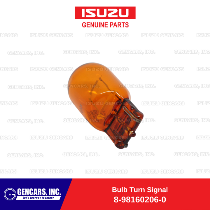 Isuzu Bulb Turn Signal for Isuzu Mux 2016- 2022 / Dmax 2016- 2022 (8 ...