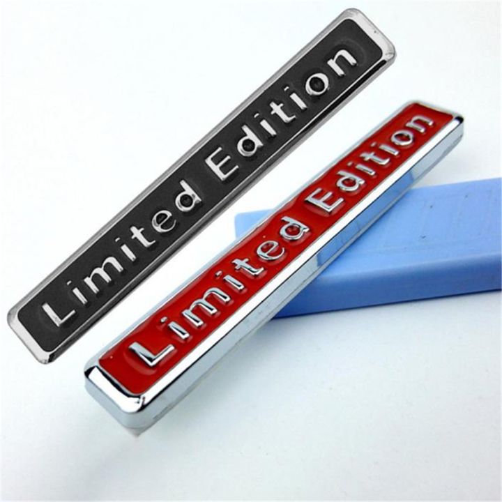 3D Chrome Metal Sticker Car Styling Limited Edition Emblem Badge Car ...