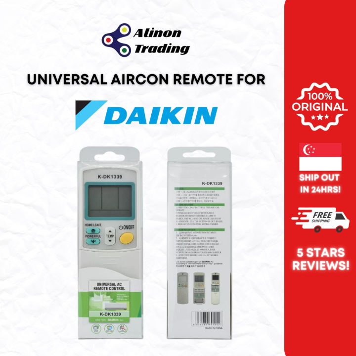 Daikin Aircon Remote Control Universal Replacement | Lazada Singapore