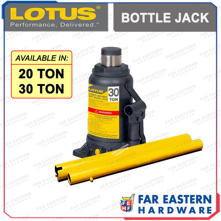 LOTUS Hydraulic Bottle Jack 20 30 Ton 20T 30T LTHT | Lazada PH