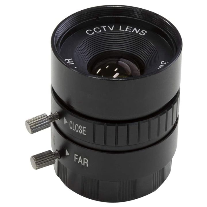CS-Mount Lens for Raspberry Pi HQ Camera, 12mm Focal Length with Manual ...