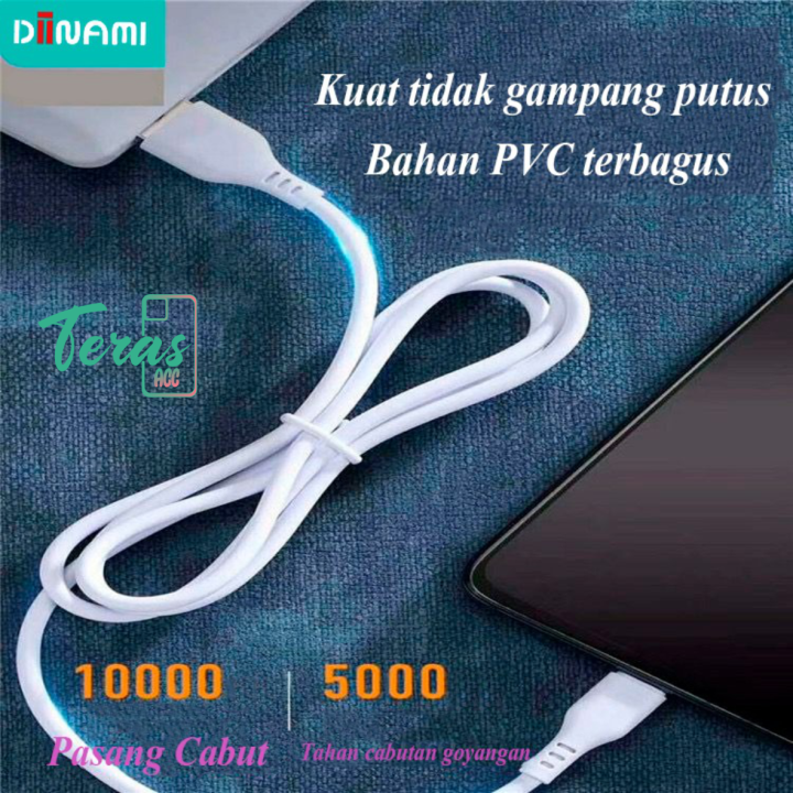 TA 6A kabel cable data Micro Usb Tipe C Lightning kabel fast Charging ...