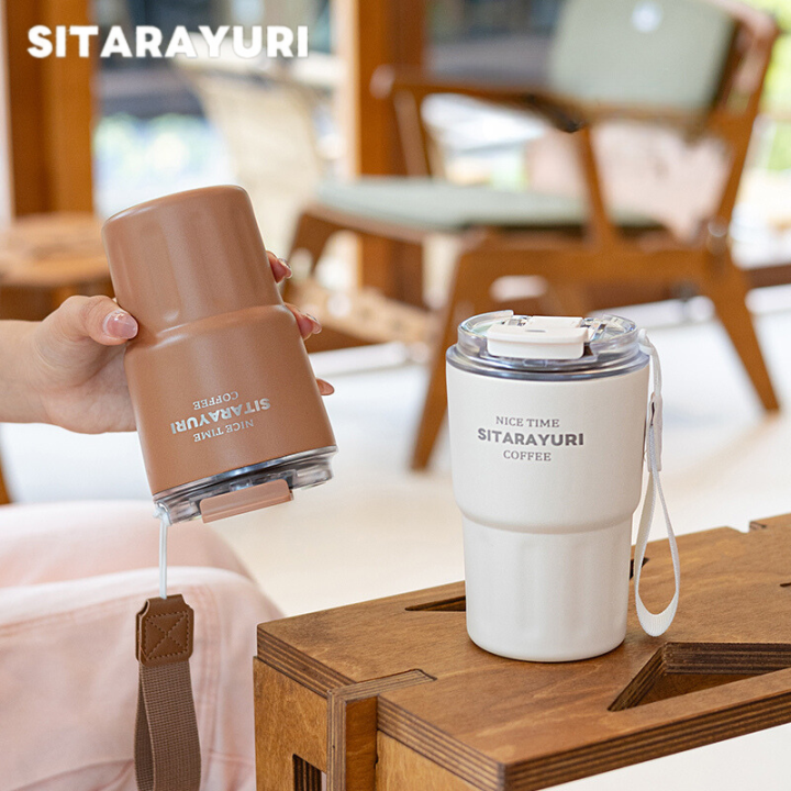 SITARAYURI (ของแท้) แก้วสแตนเลสเก็บอุณหภูมิ แก้วเก็บความร้อน/เย็น 290ml ...