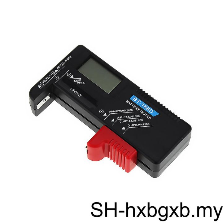 Battery Checker Digital AAA Rechargeable Button D Cell Tester Testing ...