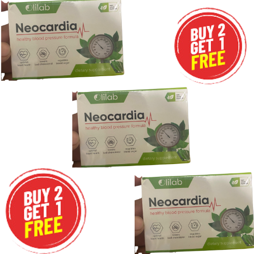 Buy 2 Get 1 Free - Neocardia 20 Capsules for Balanced Blood Pressure ...