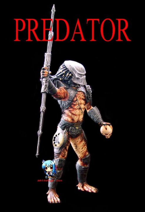พรีเดเตอร์ Predator ver.6 w/lance ถือหอก 1/6 Vinyl figure model ไวนิล ...