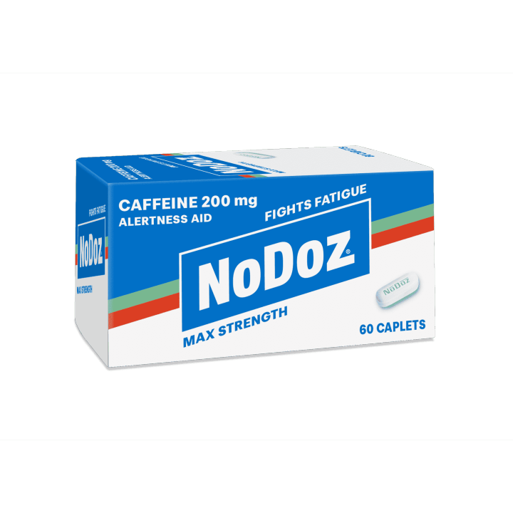 NoDoz Alertness Aid Fights Fatigue Max Strength 200mg Caffeine Each 60 ...