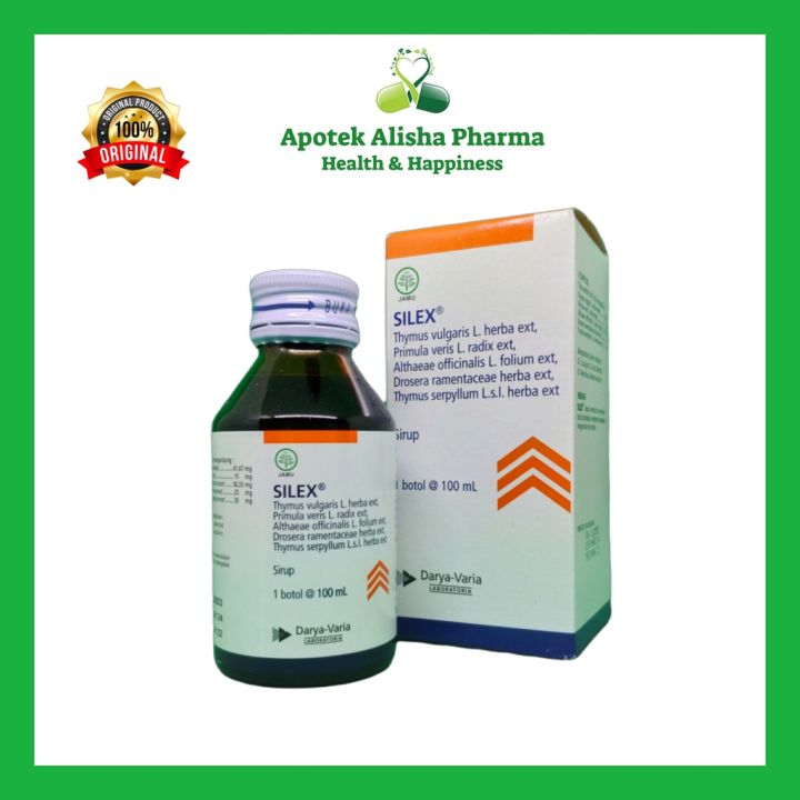 Silex Sirup 100ml - Silek Syrup Obat Batuk Berdahak Herbal Aman Buat ...