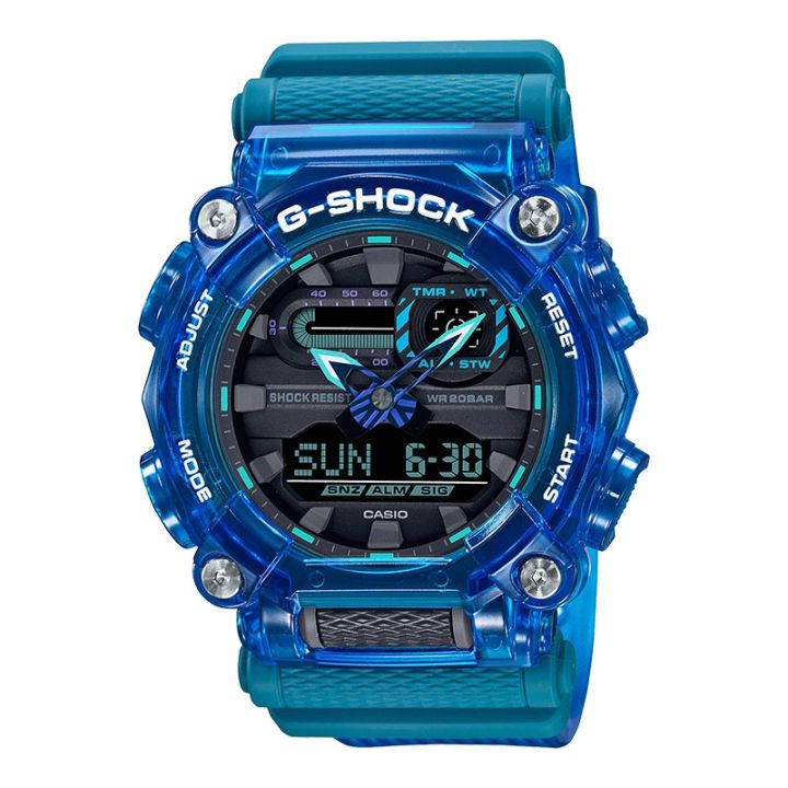 Jam Tangan Pria Casio G-Shock GA-900SKL-2ADR Sound Wave Series Digital ...